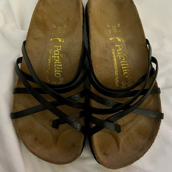Papillio | Shoes | Papillio Black Strappy Sandals Papillio By ...